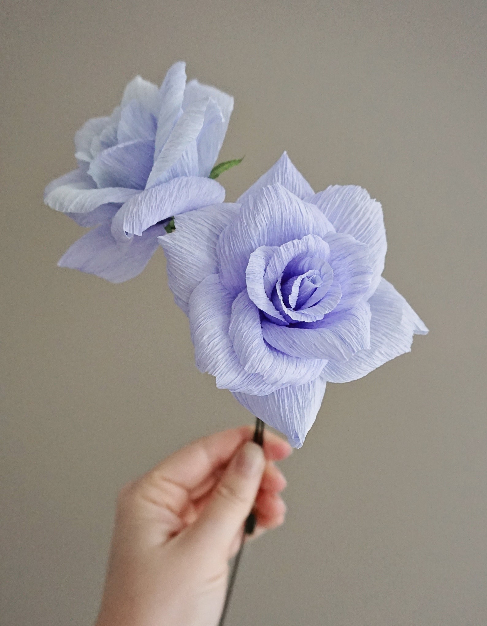 Classic Rose: Handmade Crepe Paper Flower | Etsy