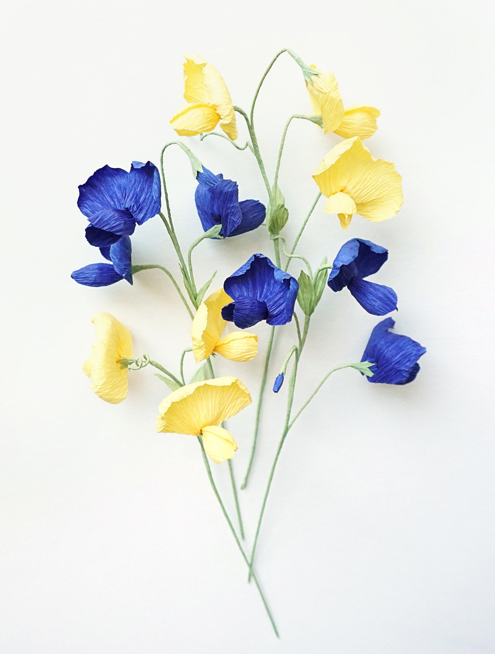Sweet Pea Vine: Handmade Crepe Paper Flowers - Etsy