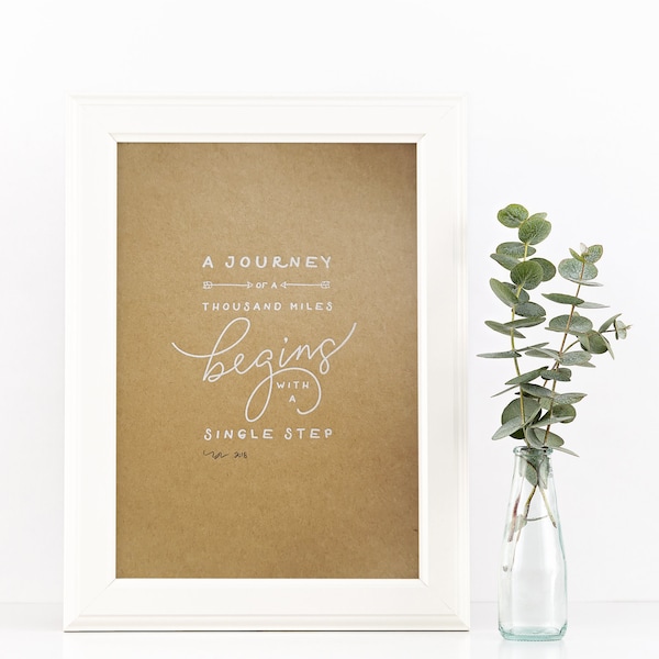 With a Single Step - Etsy