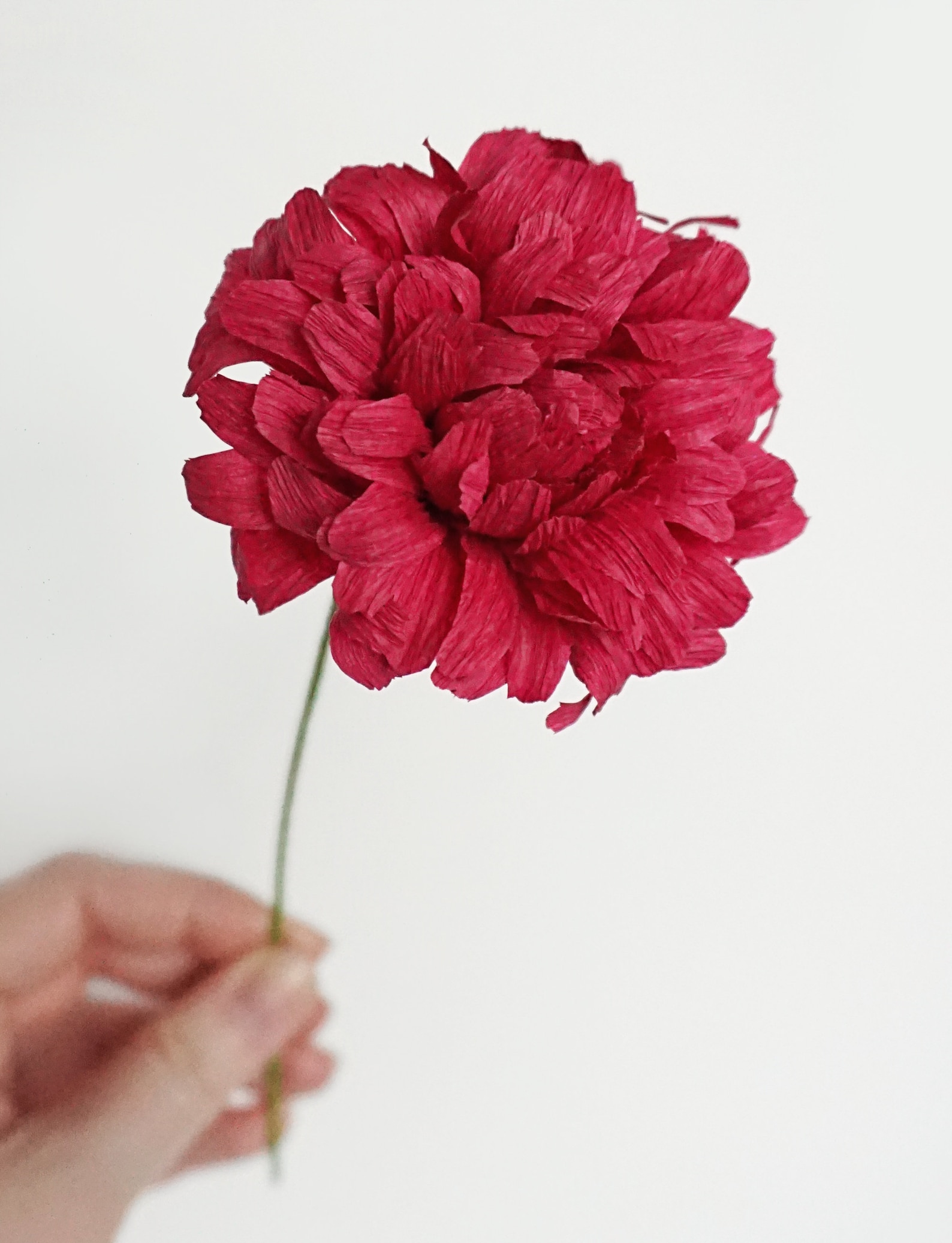 Mum: Handmade Crepe Paper Flower - Etsy