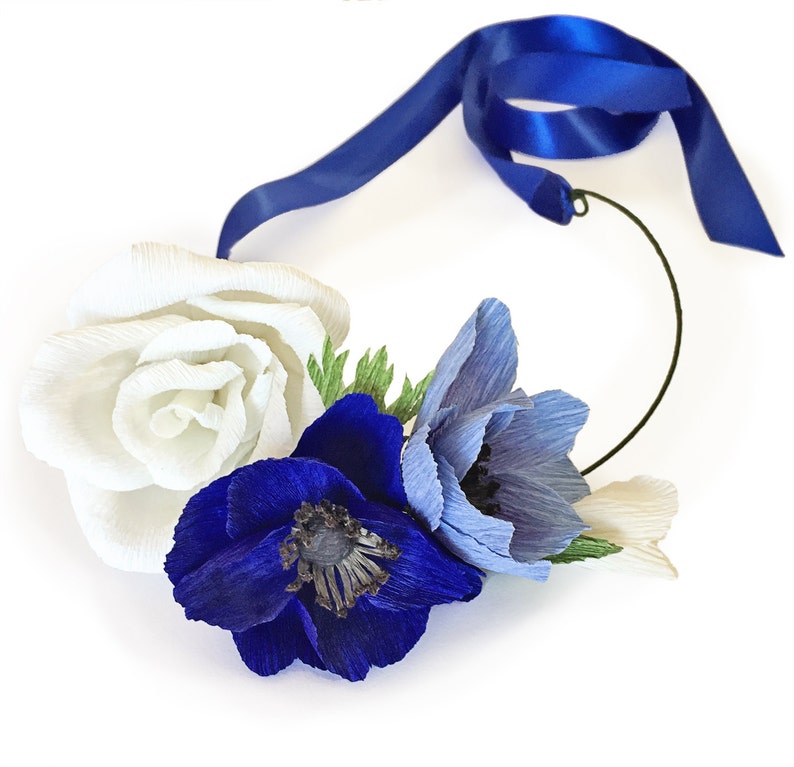 Custom Paper Flower Crown: Small - Etsy