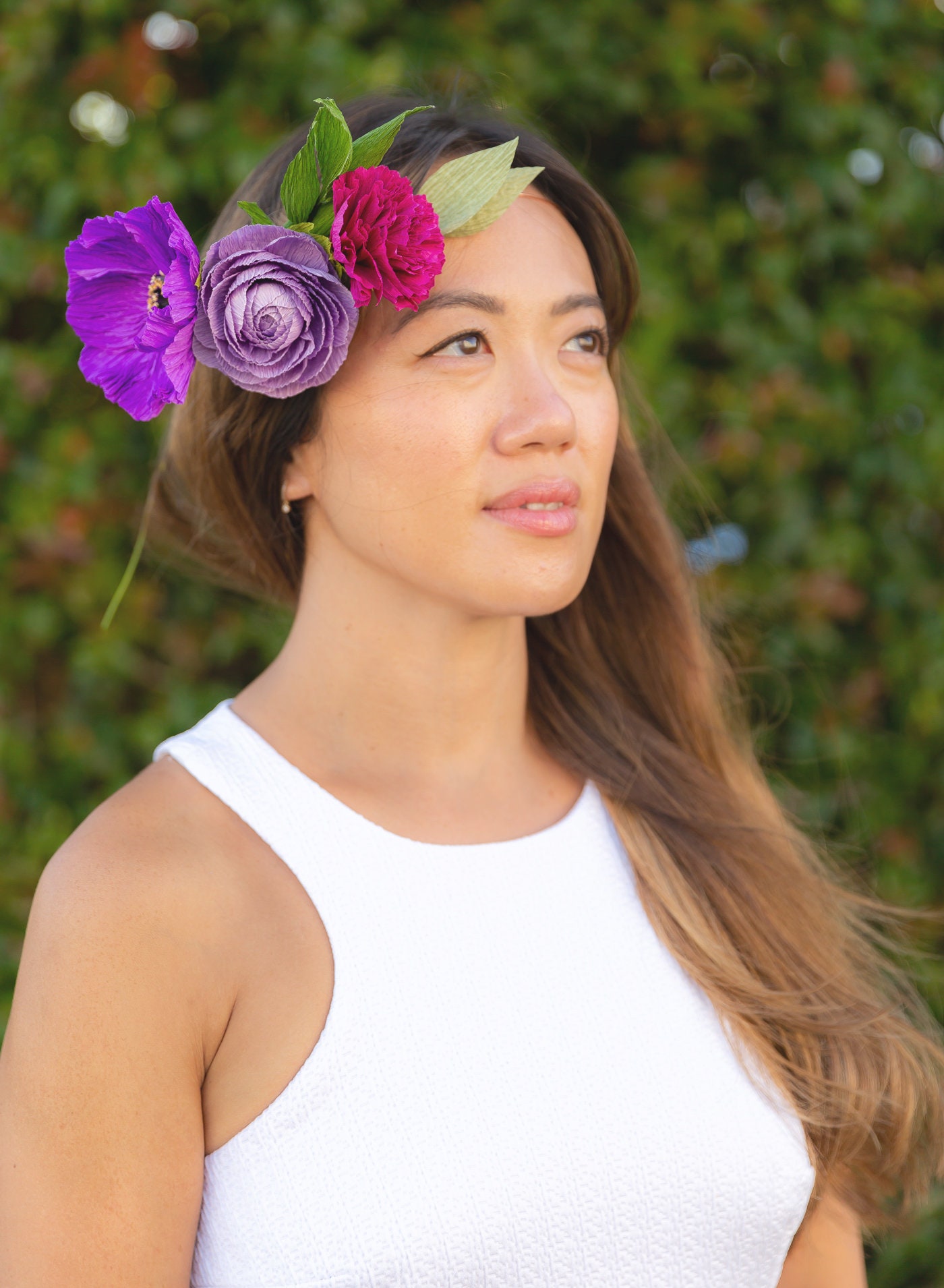 Custom Paper Flower Crown: Small | Etsy