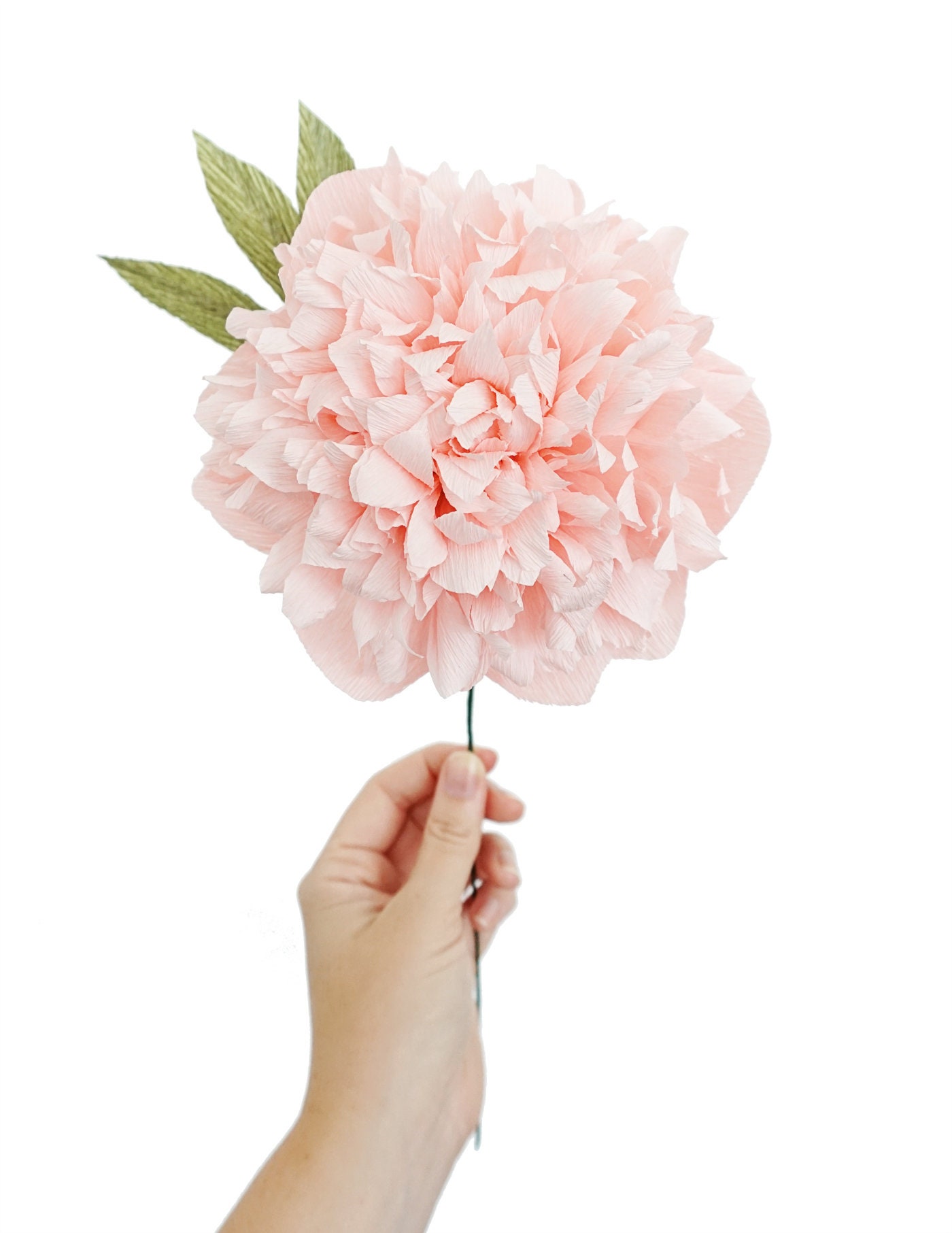 Double Bomb Peony: Handmade Crepe Paper Flower | Etsy