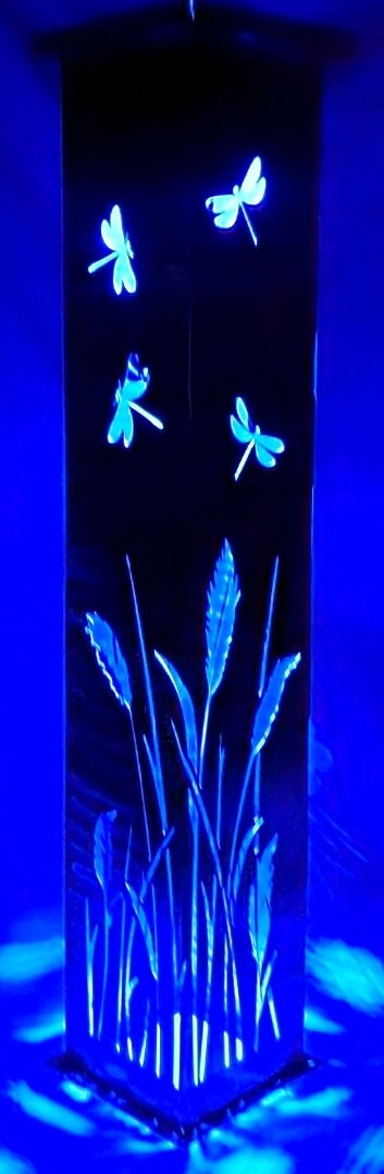 Lighted Garden Column,steel, Metal Art,outdoor Decor,garden Art,lighted ...