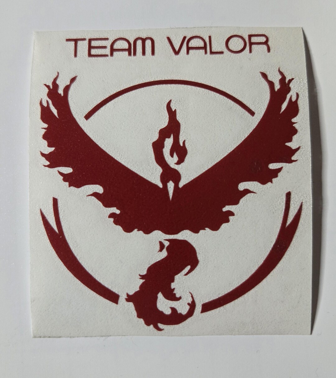 Team Valor Red Vinyl Decal - Etsy