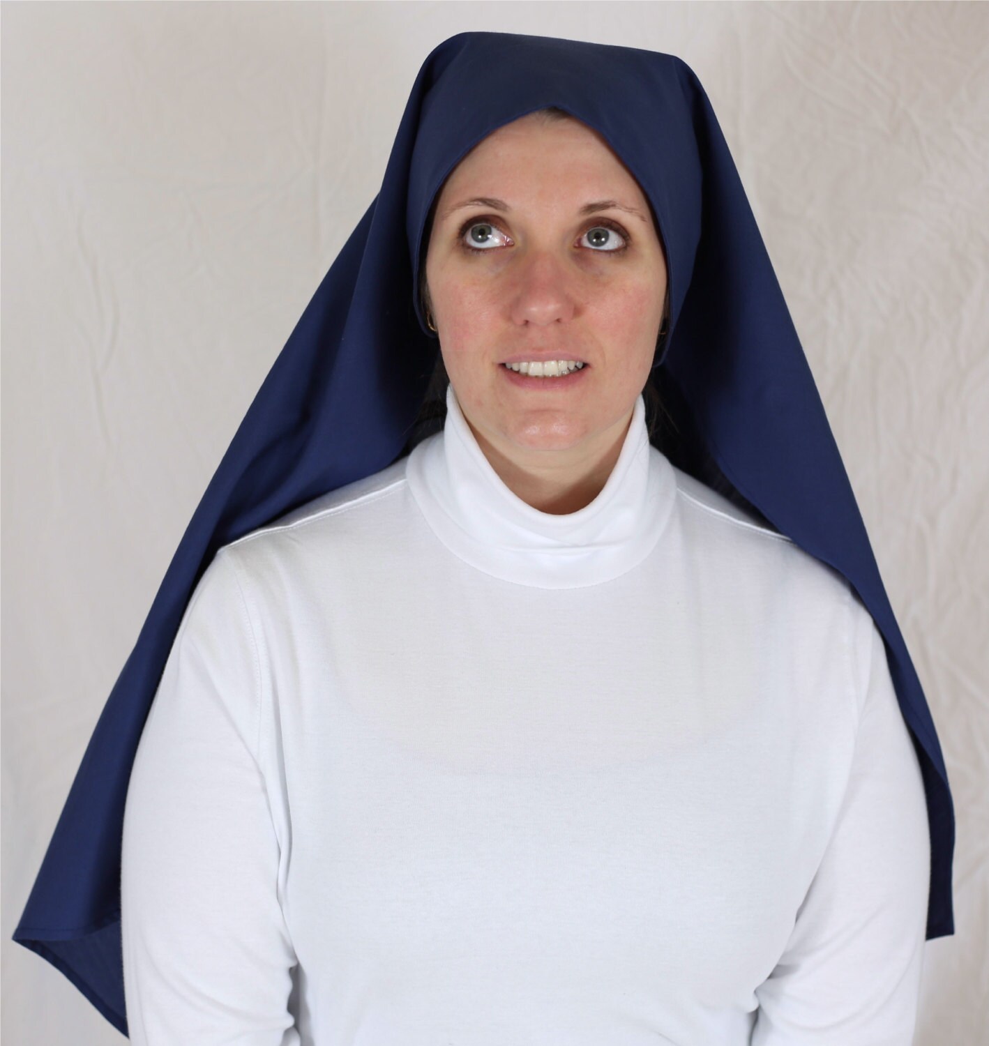 36 Inch Navy Blue Veil Catholic Nun Nuns Habit NEW - Etsy