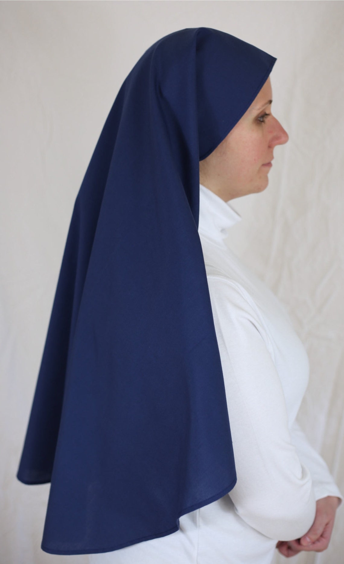 36 Inch Navy Blue Veil Catholic Nun Nuns Habit NEW - Etsy