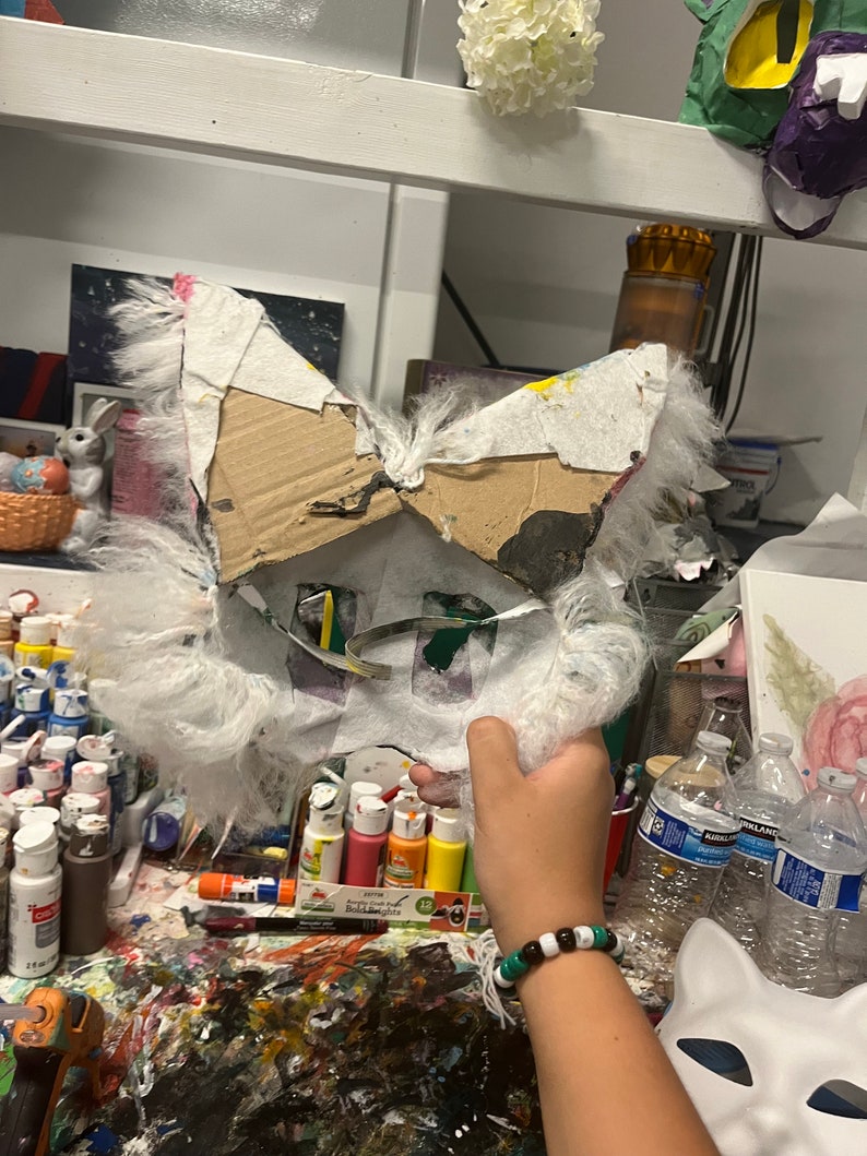 Cartoony Cat Mask3 - Etsy