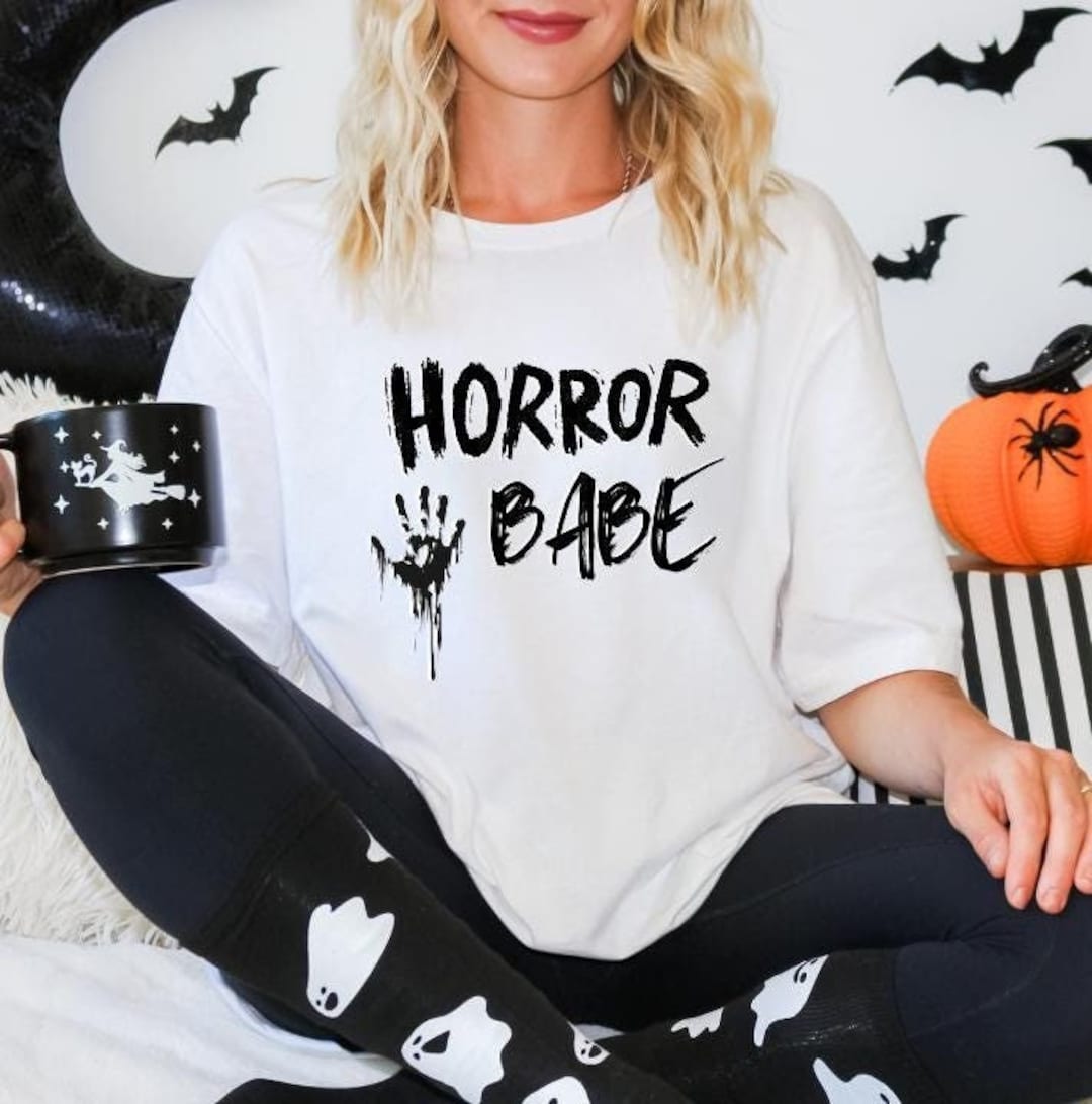 Horror Babe Shirt | Horror Movie Lover | Horror Fan | Halloween Graphic ...