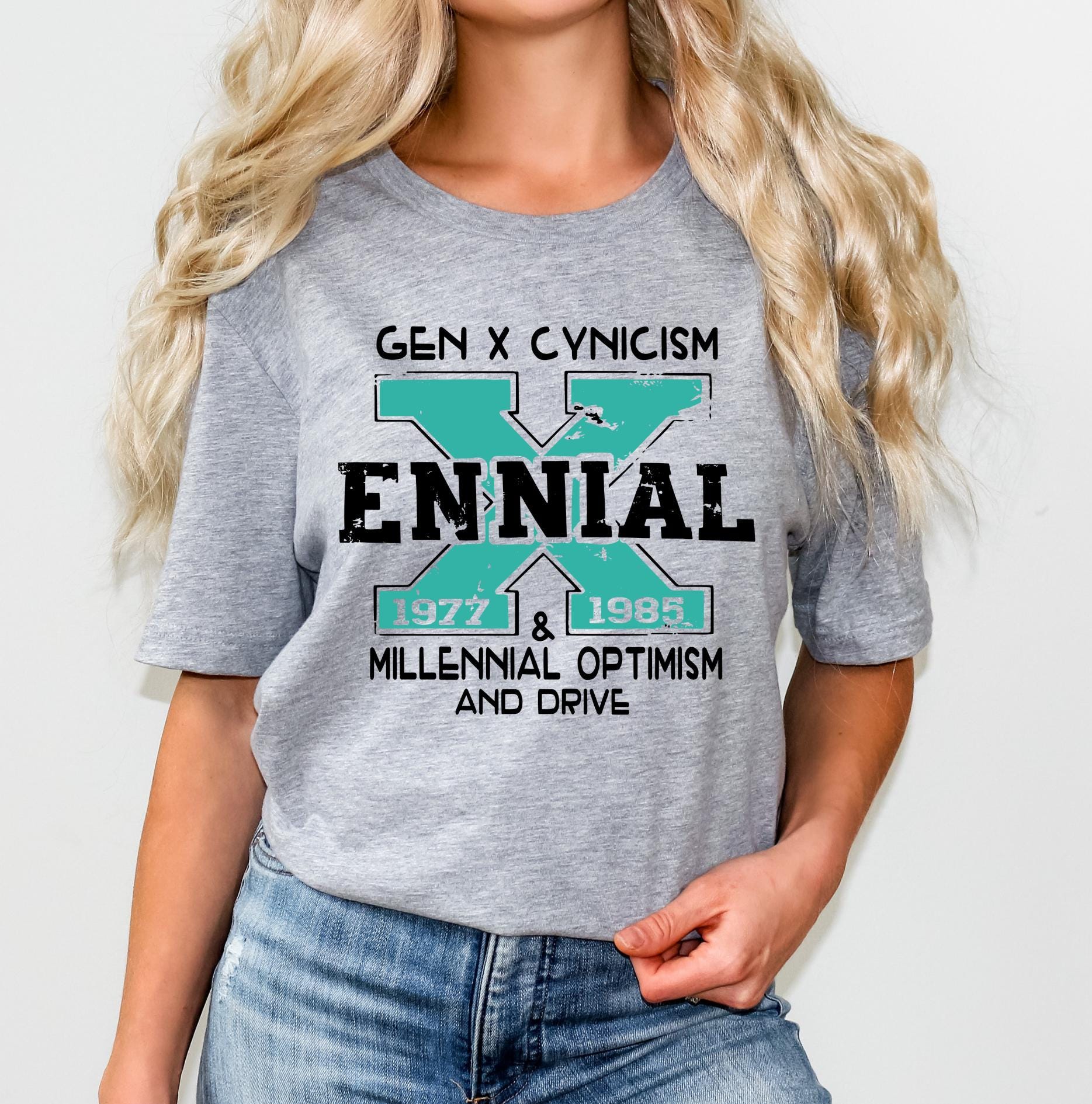Xennials T-shirt | Gen X | Millennials | Generations | 1977-1985 Shirt ...