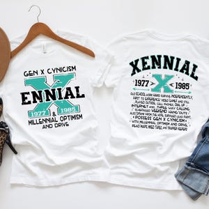 Xennials T-shirt | Gen X | Millennials | Generations | 1977-1985 Shirt ...