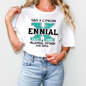 Xennials T-shirt | Gen X | Millennials | Generations | 1977-1985 Shirt ...