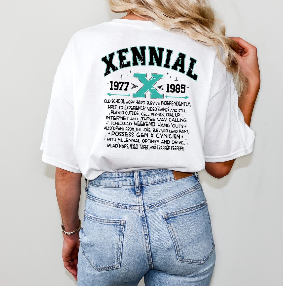 Xennials T-shirt | Gen X | Millennials | Generations | 1977-1985 Shirt ...