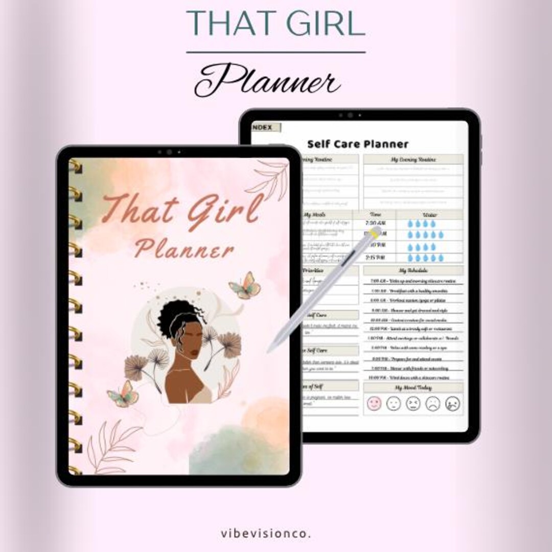 THAT GIRL Planner | 2025-2026 Digital Planner | Canva Planner | Self ...