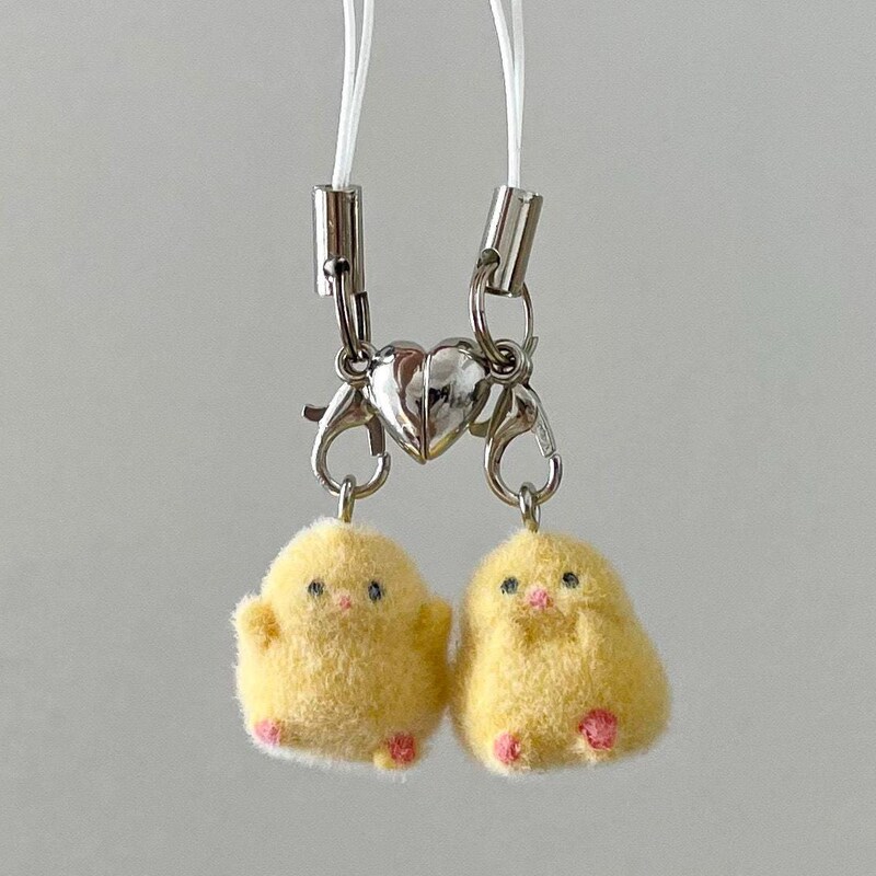Cute Chick Bag Charm - Etsy