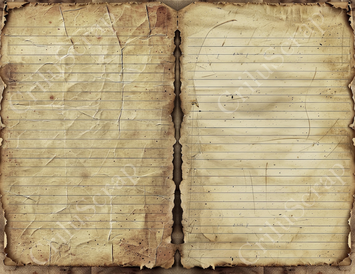 Basic Junk Journal Vintage Line Sheet,old Printable Lined Page,aged ...