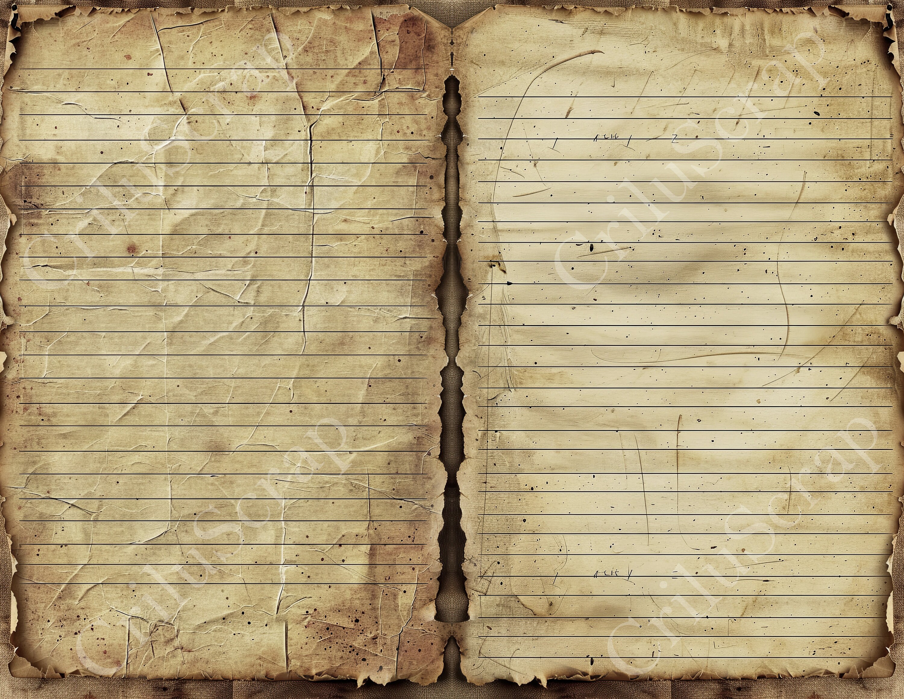 Basic Junk Journal Vintage Line Sheet,old Printable Lined Page,aged ...