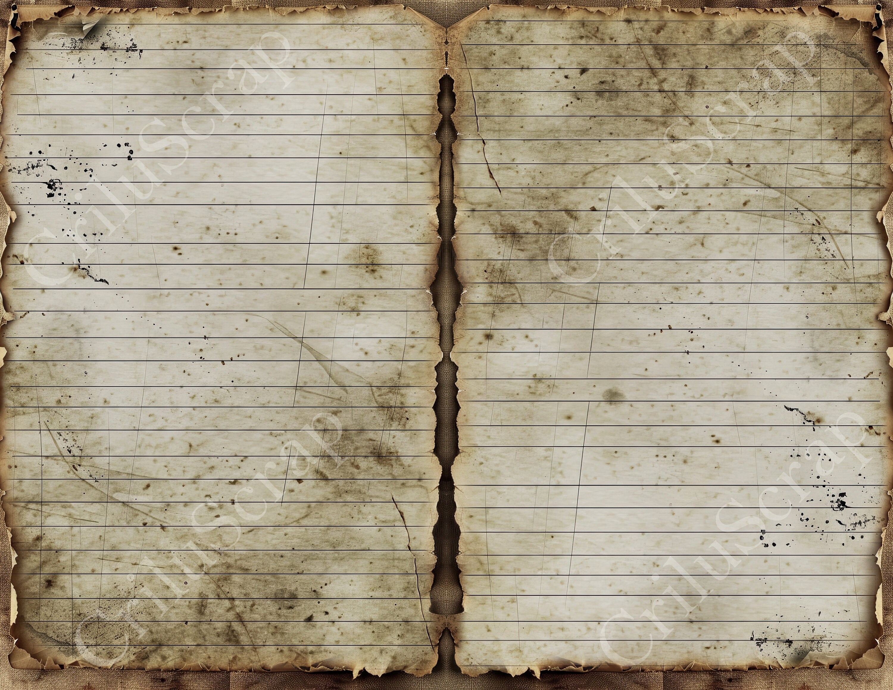 Basic Junk Journal Vintage Line Sheet,old Printable Lined Page,aged ...