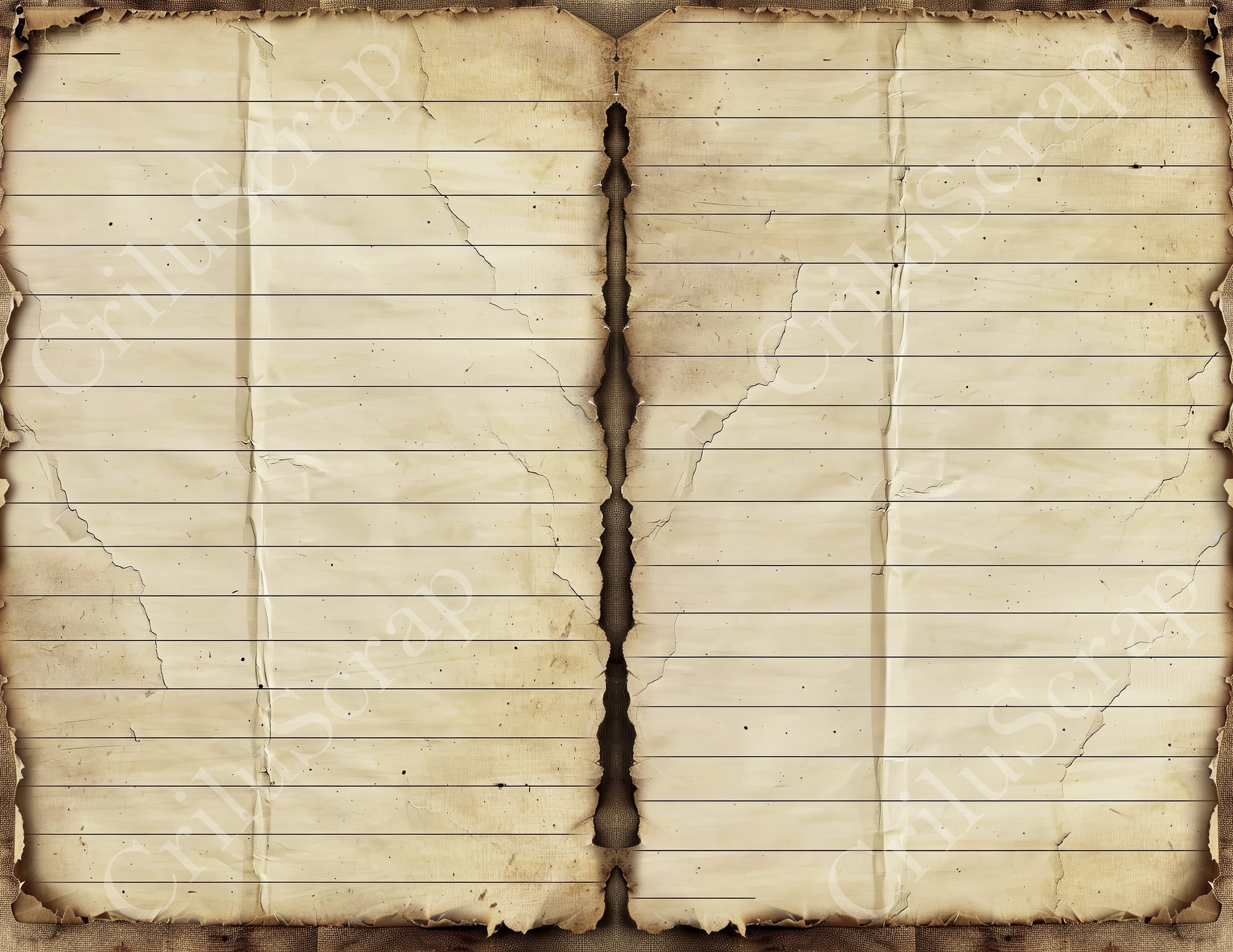 Basic Junk Journal Vintage Line Sheet,old Printable Lined Page,aged ...
