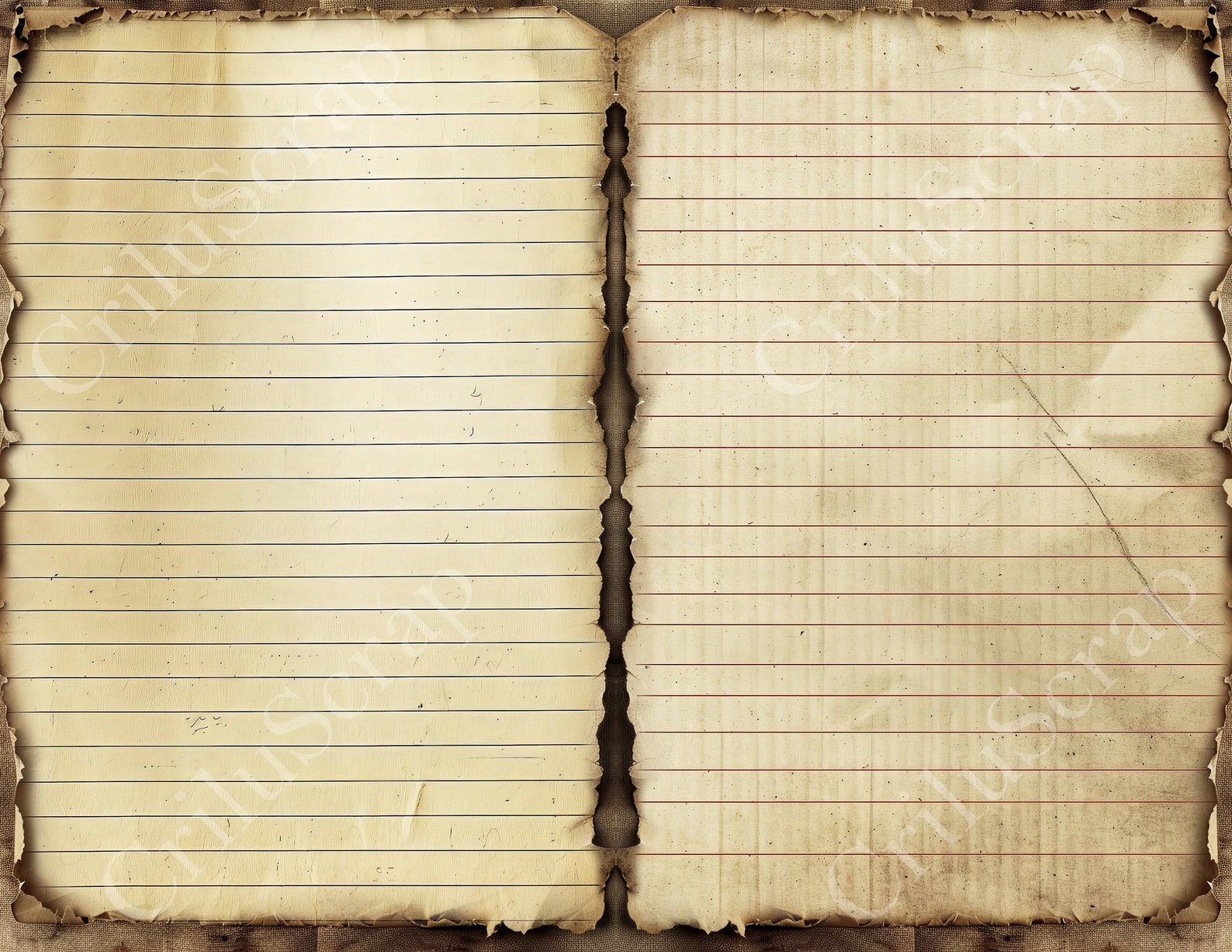 Basic Junk Journal Vintage Line Sheet,old Printable Lined Page,aged ...