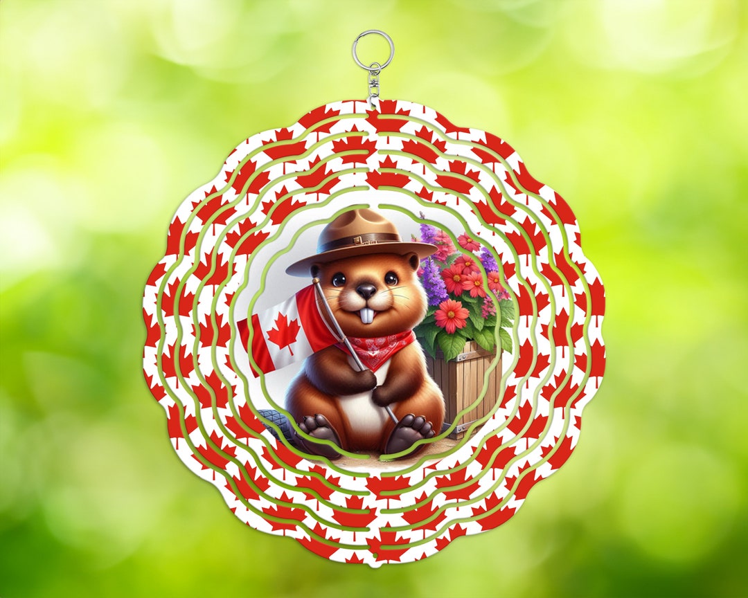 Canadian Beaver Wind Spinner – PNG Download - Etsy