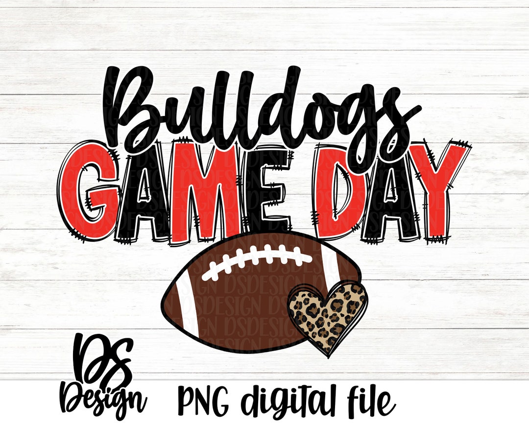 Bulldogs Football, Red & Black, Bulldogs Game Day, School Spirit ...