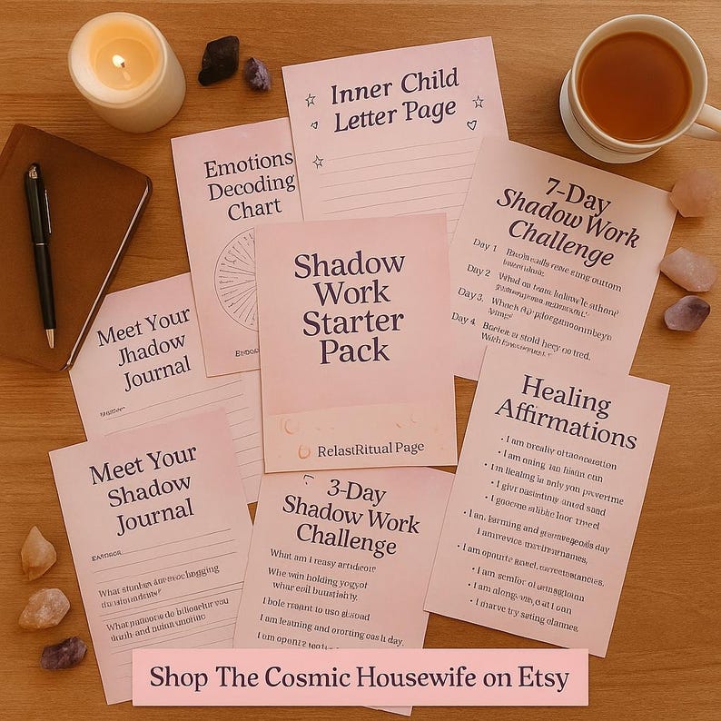 Shadow Work Journal Kit | Deep Healing Prompts, Self Reflection ...