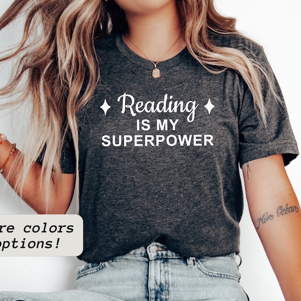 Reading is My Superpower - Etsy