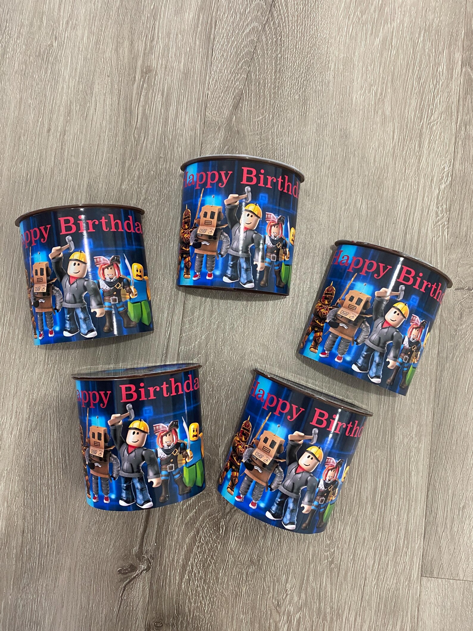 Roblox Party Nutella Breadsticks | Set of 5 Personalized Roblox ...