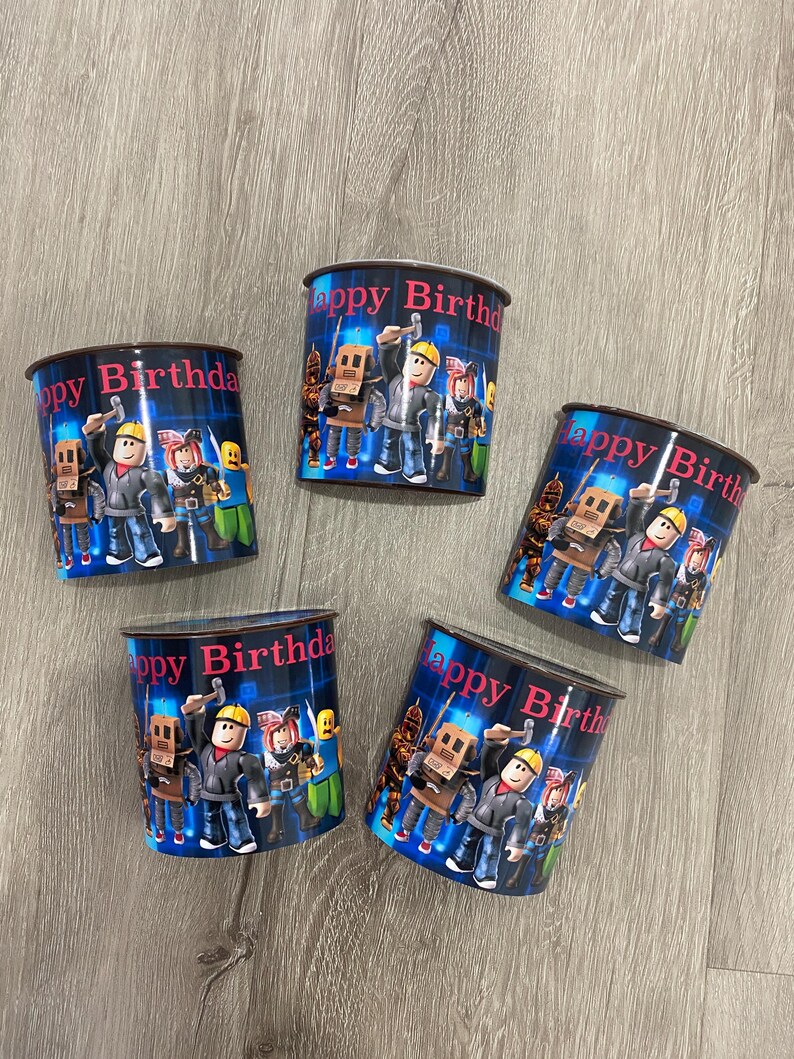 Roblox Party Nutella Breadsticks | Set of 5 Personalized Roblox ...