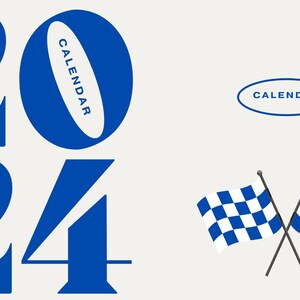 2024 Year Calendar Printable Landscape, Minimalist Calendar, Yearly ...