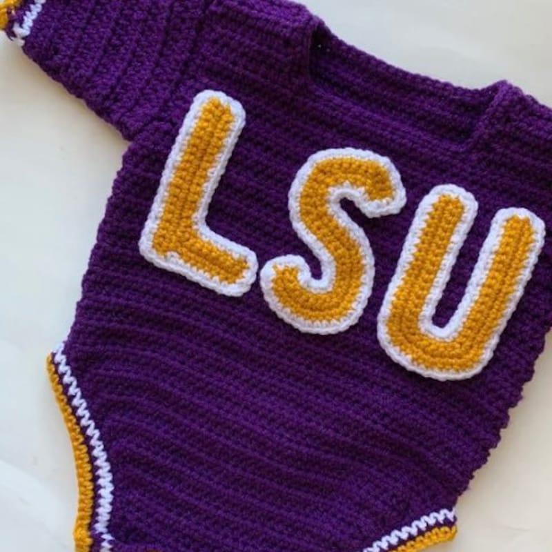 Lsu Baby - Etsy