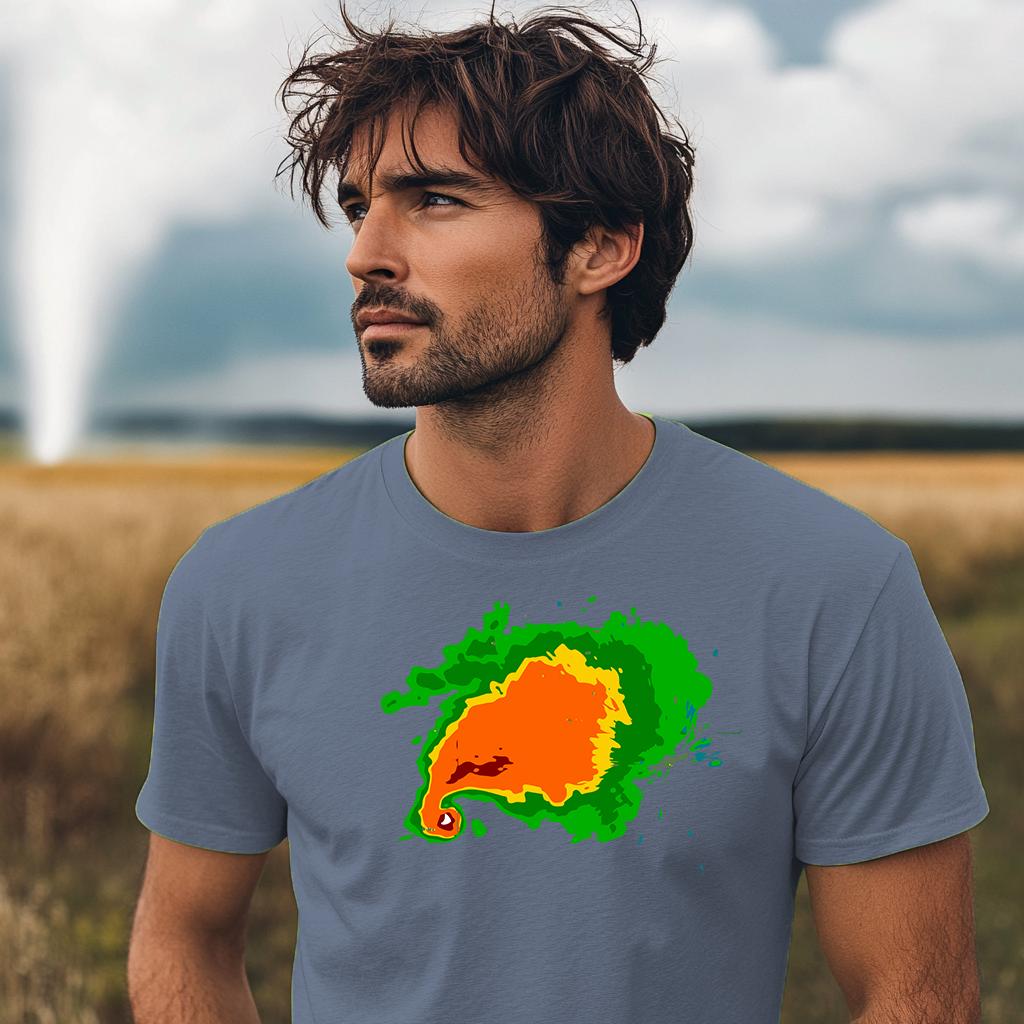 Weather Radar Hook Echo Supercell Design for Tornado Weather ...