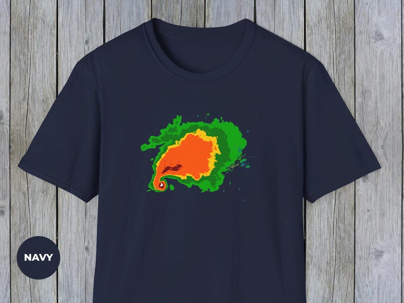 Weather Radar Hook Echo Supercell Design for Tornado Weather ...