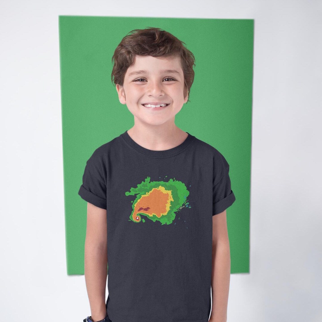 Weather Radar Hook Echo Supercell Design for Tornado Weather ...