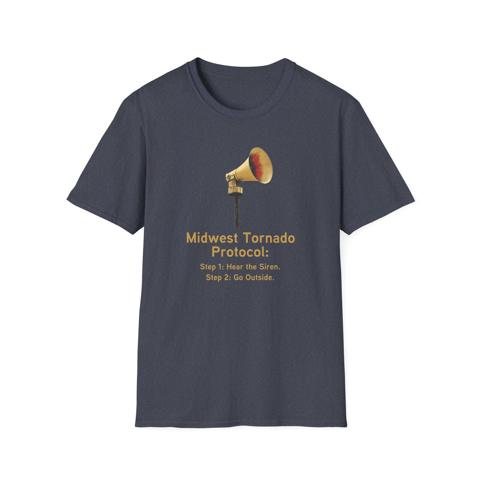 Midwest Tornado Protocol T-shirt | Funny Midwest Weather Shirt | Storm ...