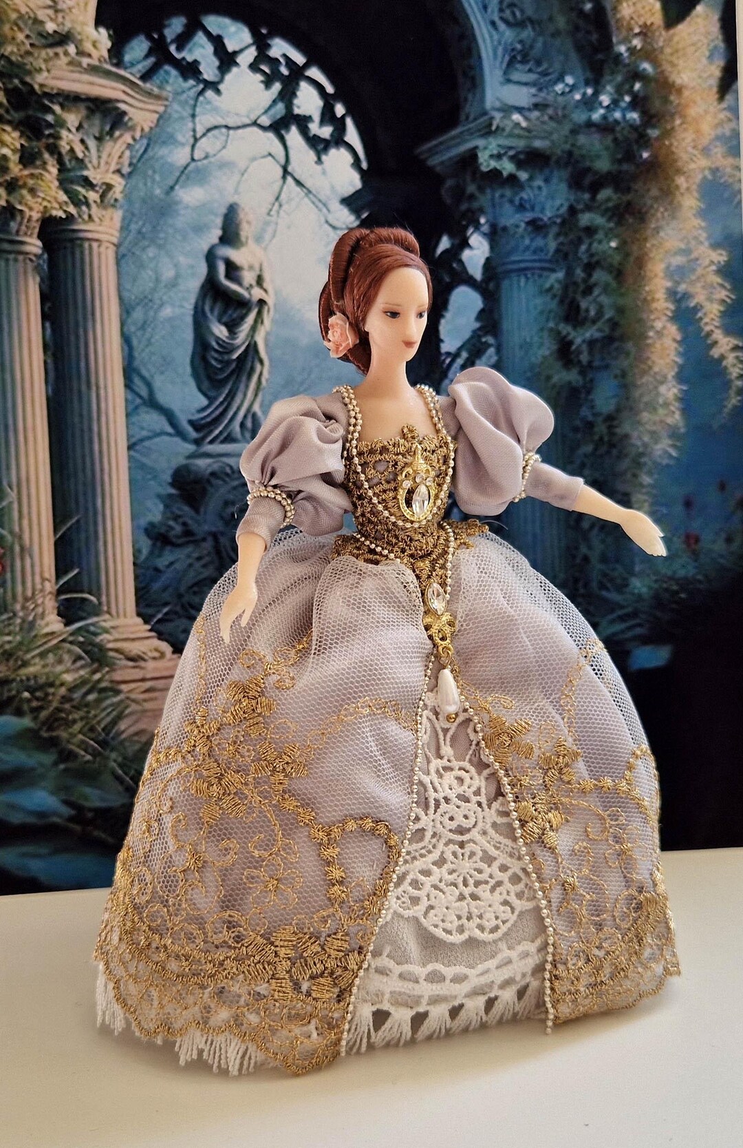 1/12 Miniature Doll, OOAK, Rococo, Luxurious Style - Etsy