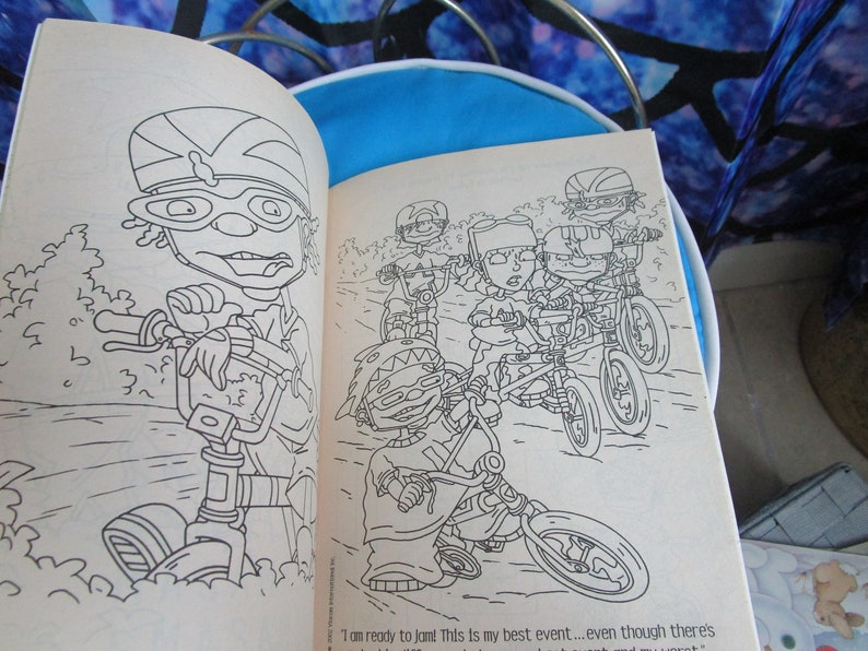 2002 the Rugrats Author/creators Golden Books Coloring Book - Etsy