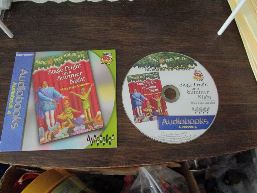2002 Magic Tree House #25 Stage Fright on a Summer Night Mary Pope ...