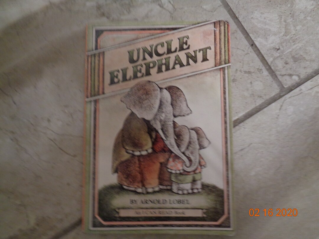 1981 Uncle Elephant by Arnold Lobel Scholastic Book - Etsy