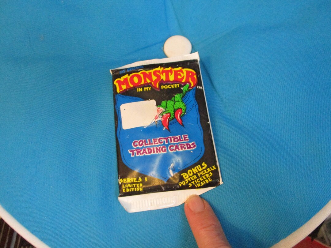 1991 Monster in My Pocket Series 1 Limited Edition Sealed Package Bonus ...