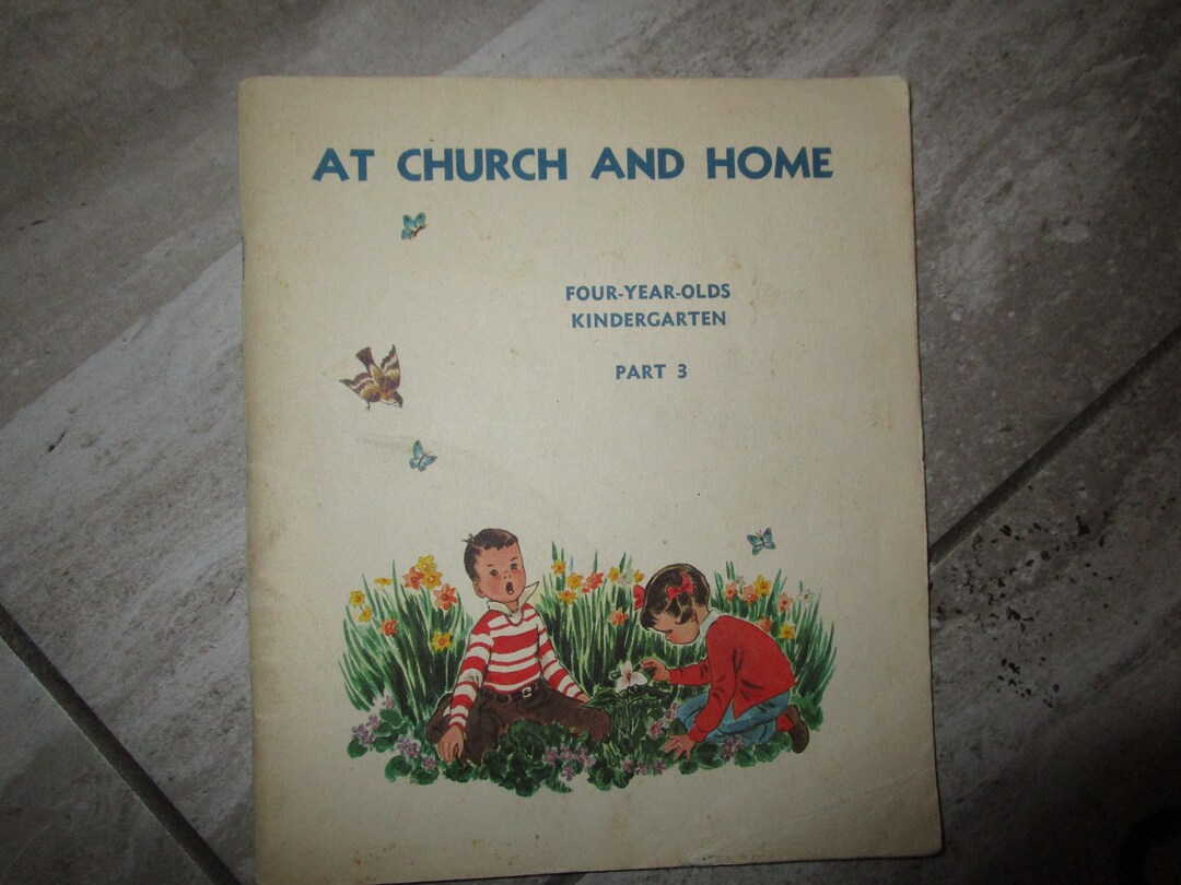 1958 at Church and Home Four Year Olds Kindergarten Part 3 by M ...