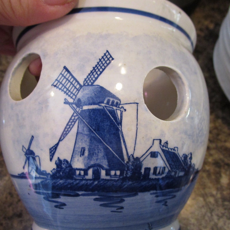 Delft Blue Planter - Etsy