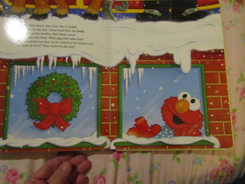 Sesame Street Elmo's Night Before Christmas HB Book With 4 - Etsy