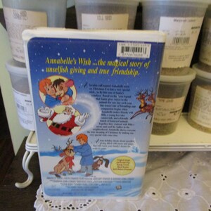 1997 Annabelle's Wish VHS Christmas Movie Hallmark Color Approx 54 Mins ...