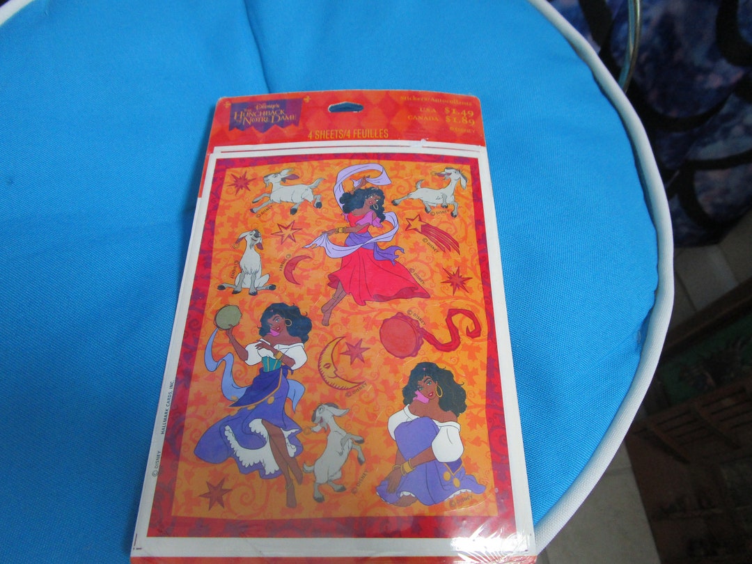 Vintage Hallmark Card Inc Disney the Hunchback of Notre Dame 4 Sheets ...