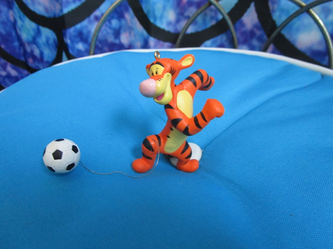 2003 Disney HMK Tigger Playing Soccer Christmas Ornament - Etsy