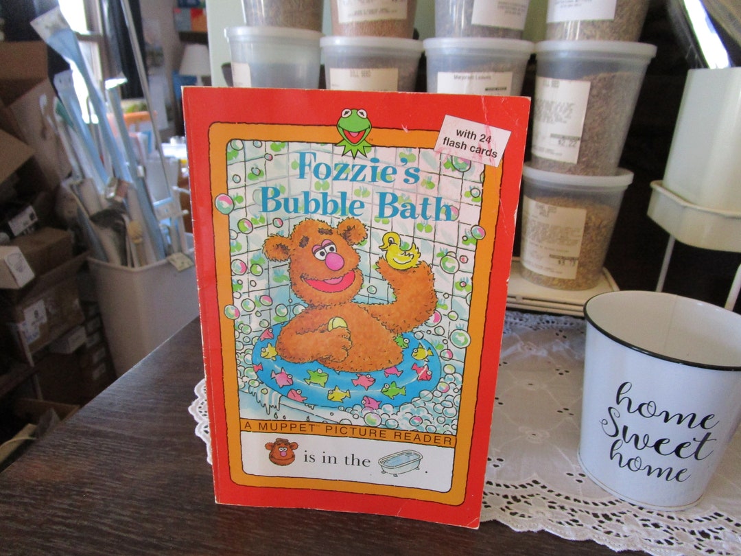 1996 Fozzie's Bubble Bath A Muppet Picture Reader SC Book - Etsy