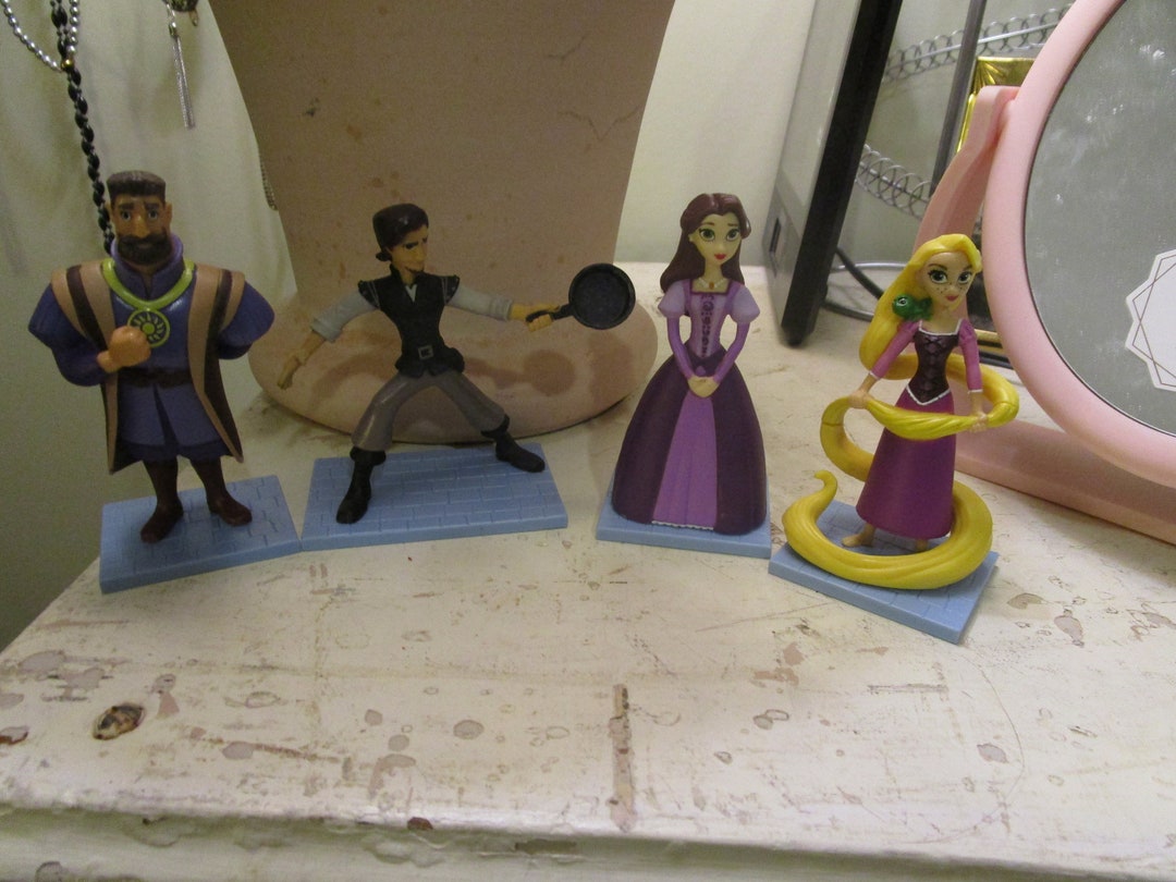 Set of 4 Disney Figures From the Movie Tangled - Etsy