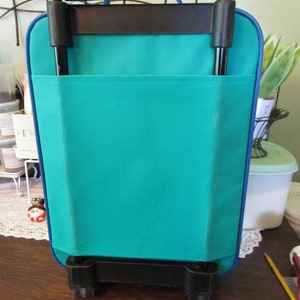 Vintage Sesame Street Muppets Childs Suitcase on Wheels Romar ...